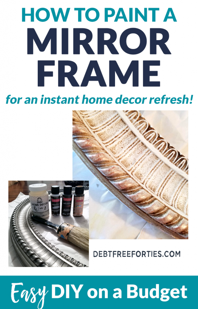 Mirror Painting Ideas: Easy DIY on a Budget - Debt Free Forties
